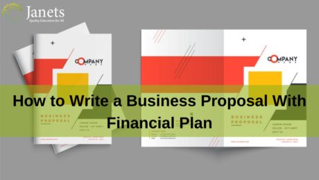 How to Write a Business Proposal With Financial Plan | Janets
