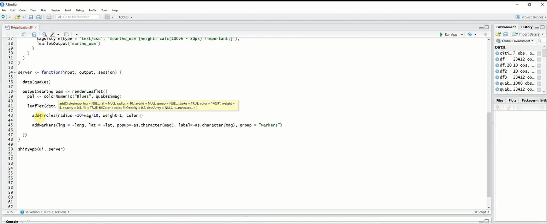 Introduction to Maps in R Shiny and Leaflet | Janets