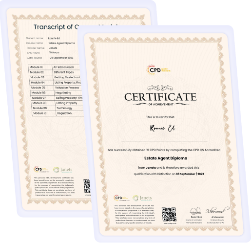 Cpd qs accredited certificate | Janets Cpd qs accredited certificate | Janets