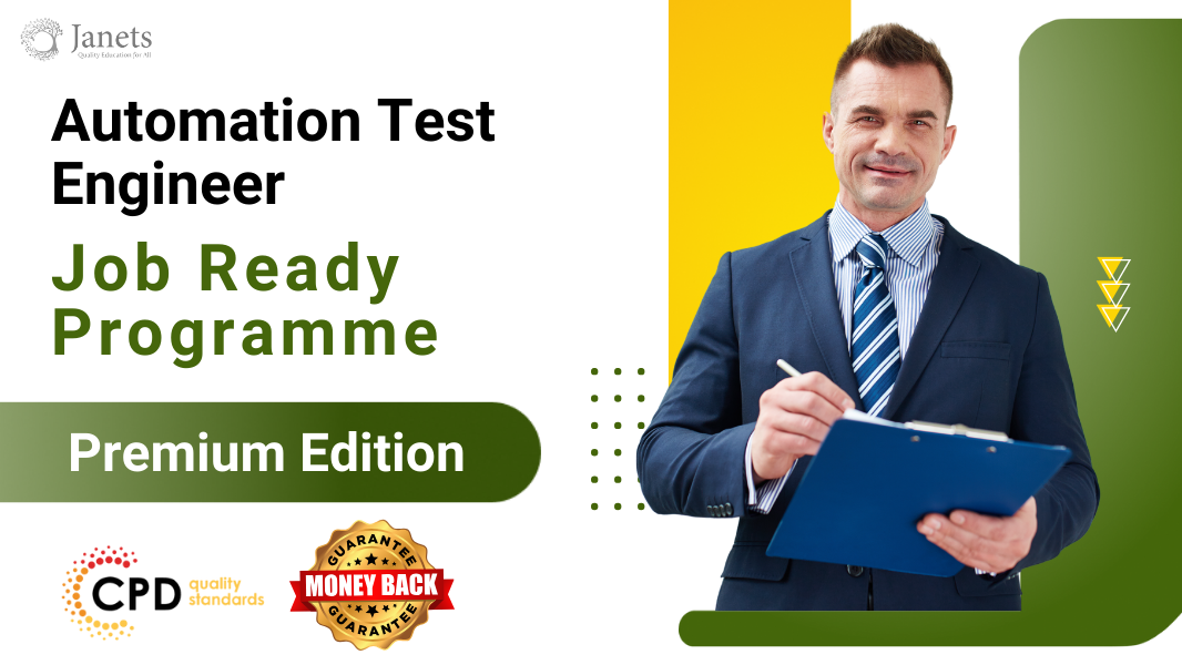 Automation Test Engineer Job Ready Programme Premium Edition Janets
